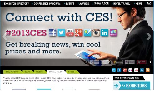 [CES2013] 참관 못해도 소셜미디어로 즐길려면?