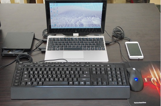 [S리뷰] '하이브리드북'이라 불러다오…기가바이트 U2142