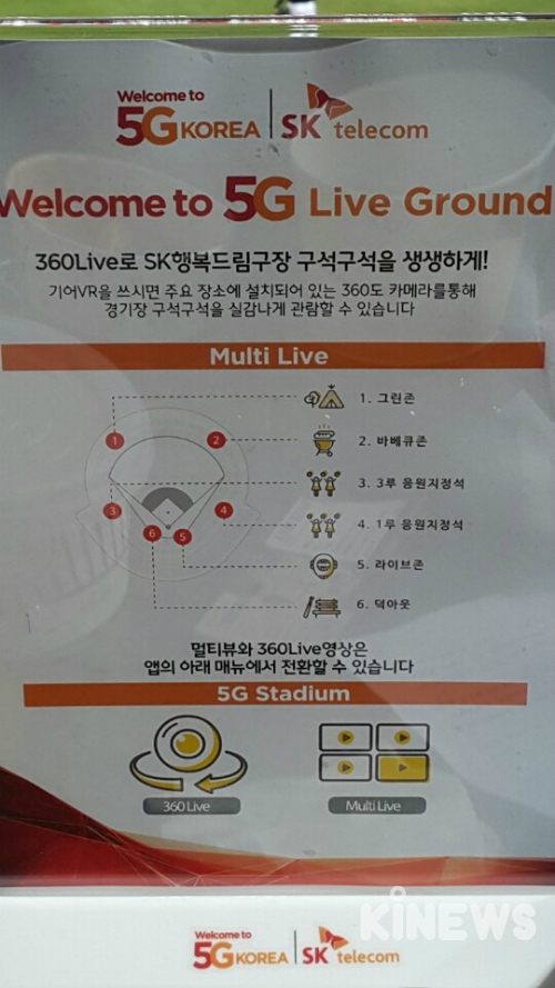 야구와 SKT 5G가 만났다...360VR·AR과 함께 야구 관람해 보니