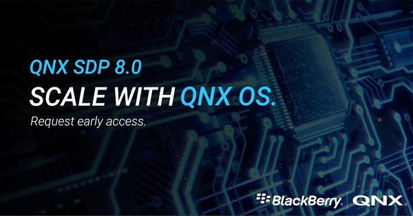 블랙베리, QNX 소프트웨어 개발 플랫폼 8.0 출시