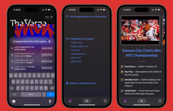 아이폰용 브라우저 '아크서치' 출시…"AI 통해 더욱 빠른 웹서핑 가능"