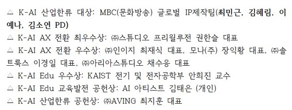 KGAF,서울모빌리티쇼에서 '생성AI 체험관·K-AI 어워즈' 동시 개최